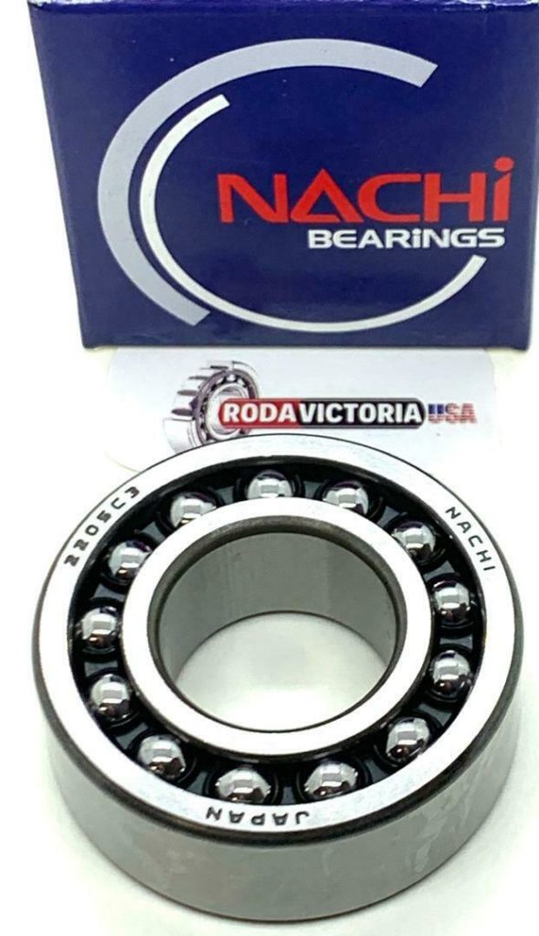 2205 C3 NACHI MADE IN JAPAN Self Align Bearing 25x52x18 Ball Bearings ...