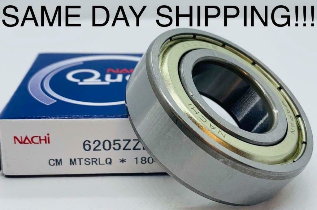 6205 ZZ C3 Nachi Bearing JAPAN 25X52X15mm 6205ZZ DOUBLE SHIELD ...