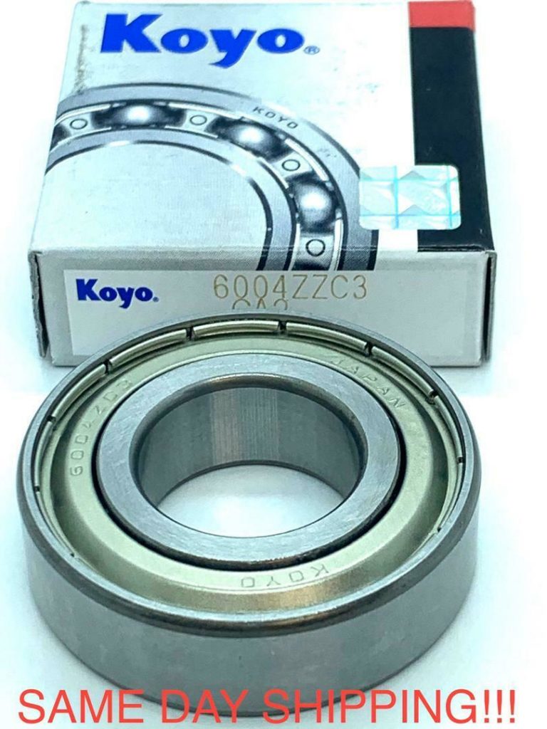 6004ZZC3 NIB KOYO BEARING METAL SEALED 6004 ZZ C3 6004ZZ 20x42x12 mm ...