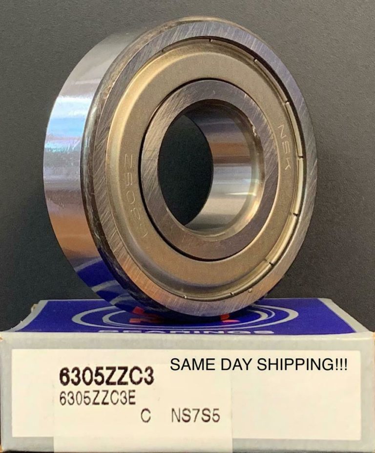NSK 6305 ZZ C3 Deep Groove Ball Bearing, Metal Shielded 25x62x17 mm ...