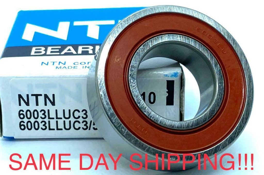 NTN 6003 LLU C3 BALL BEARING, RUBBER SEALED 6003 2RS C3 17x35x10 mm ...