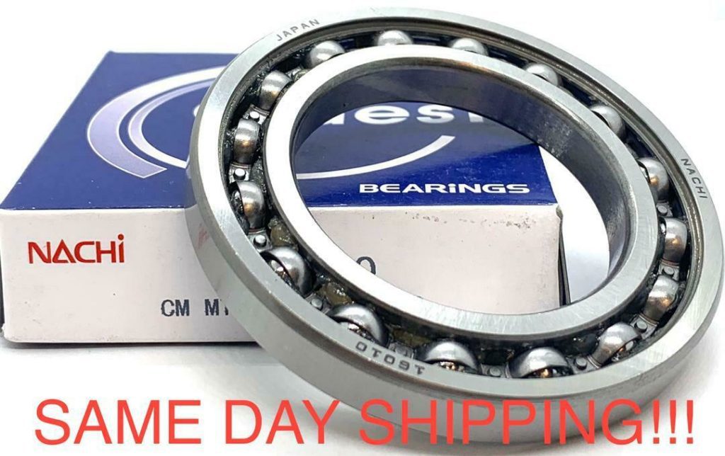 NACHI JAPAN 16010 C3 DEEP GROOVE BALL BEARING, OPEN TYPE 50x80x10 mm ...