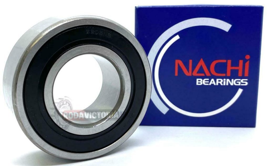 5206-2NS C3 Nachi Double Row Angular Contact Bearing Japan 5206-2RS ...