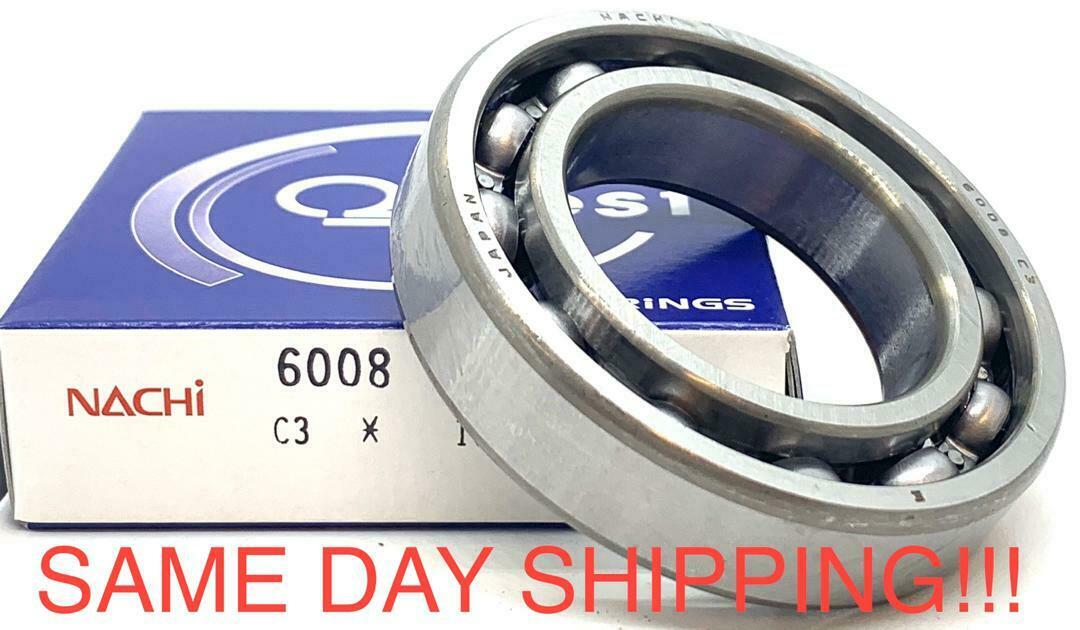 6008 Nachi Bearing Open C3 Japan 40x68x15 Ball Bearing - Rodavictoria USA