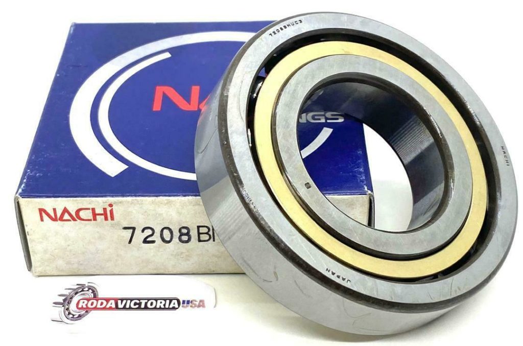 7208BMU C3 Nachi Angular Contact Bearing Made in Japan - Rodavictoria USA