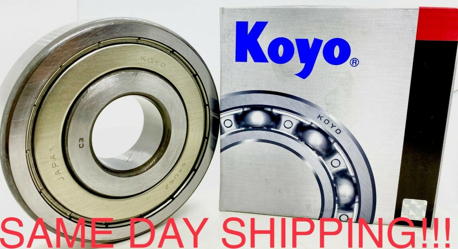 6406 ZZ C3 KOYO MADE IN JAPAN Deep Groove Ball Bearings 30x90x23mm ...