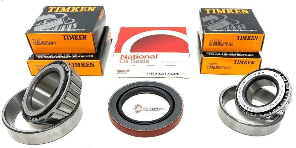 25580 25520 14125A 14276 TIMKEN Bearing Seal Grease Set for 7000-lb ...