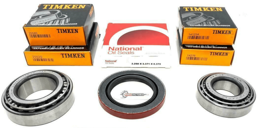 25580 25520 14125A 14276 TIMKEN Bearing Seal Grease Set for 7000-lb ...