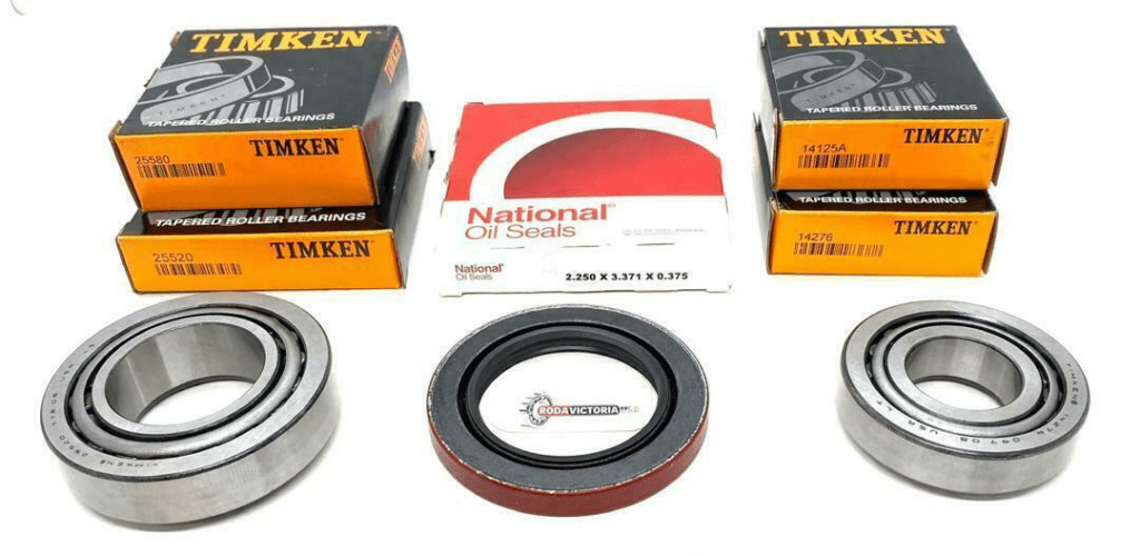 25580 25520 14125A 14276 TIMKEN Bearing Seal Grease Set for 7000-lb ...