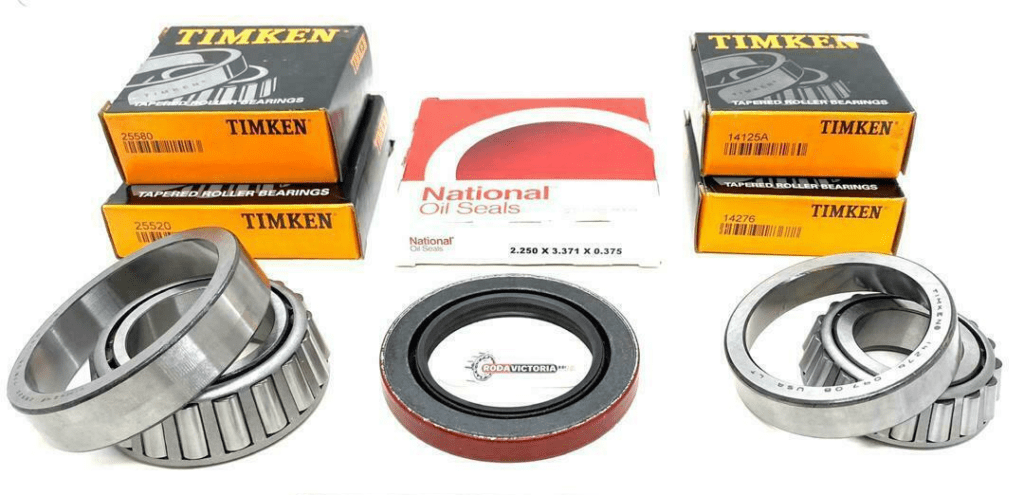 25580 25520 14125A 14276 TIMKEN Bearing Seal Grease Set for 7000-lb ...