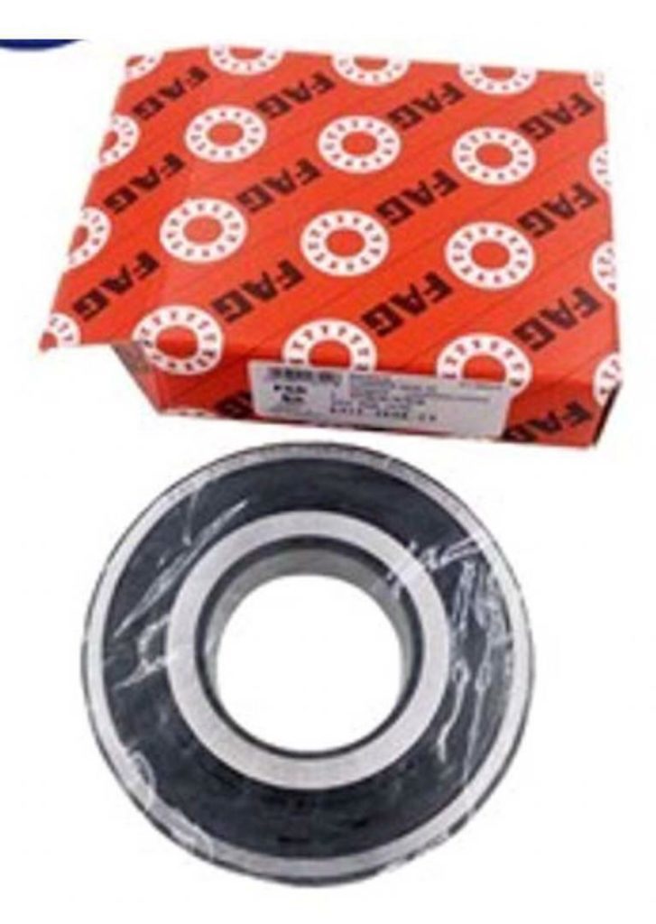6312 FAG 60x130x31mm 2RS Rubber Sealed Radial Deep Groove Ball Bearing ...