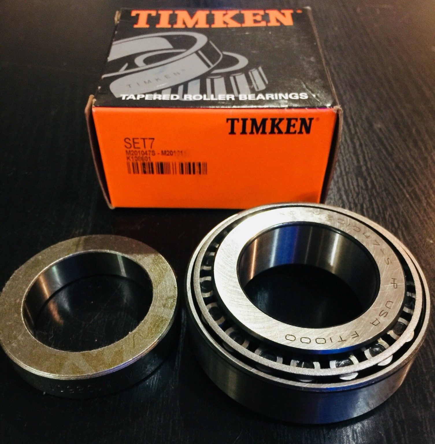 Set 7 Timken, Set7 (M201047S, M201011 & K108601) Bearing - Rodavictoria USA