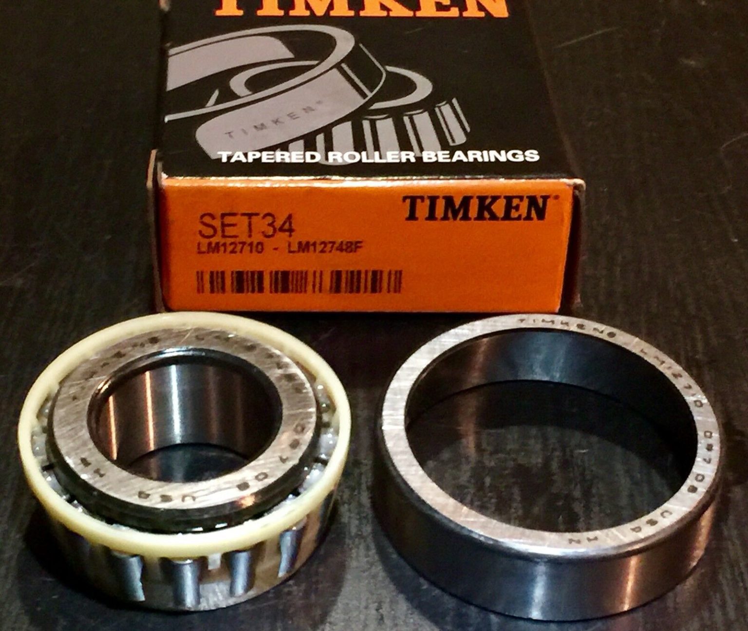 Set 34 Timken , Set34 (LM12748F/LM12710) Cup & Cone Set Roller Bearing ...