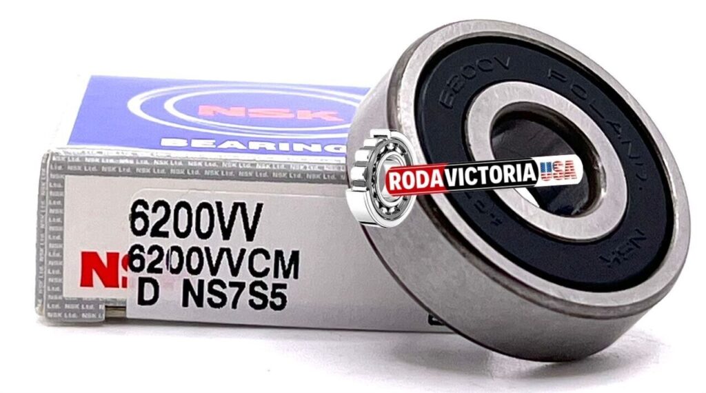 NSK 6200 VV Deep Groove Radial Ball Bearing 10x30x9mm - Rodavictoria USA