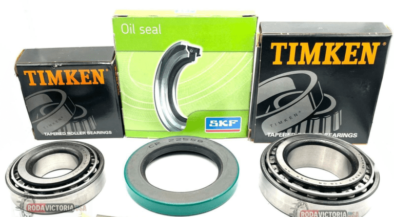 TIMKEN 25580 25520 14125A 14276 Bearing Seal Grease Set for 7000-lb ...