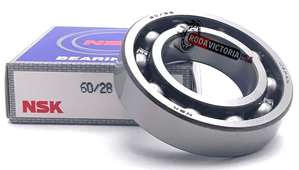 NSK 60/28 JAPAN Deep Groove Bearing - 28x52x12mm OPEN, NO SEALS ...