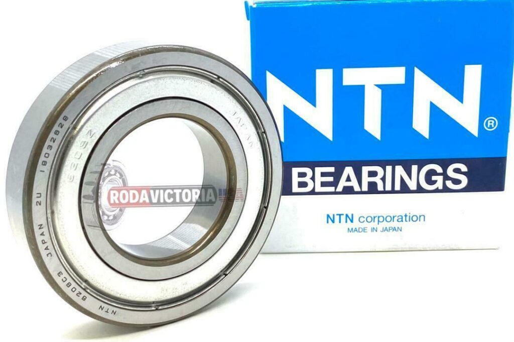 NTN JAPAN 6208 ZZ C3/5K Deep Groove Ball Bearing, Metal Shielded ...