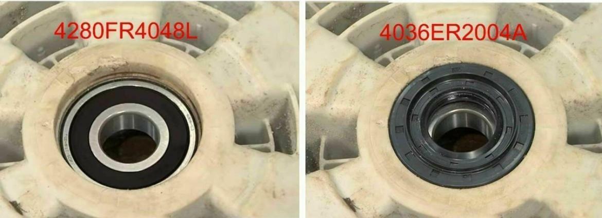 Front Load Washer Tub Bearing & Seal Kit with TOPROL Bearings fits ...