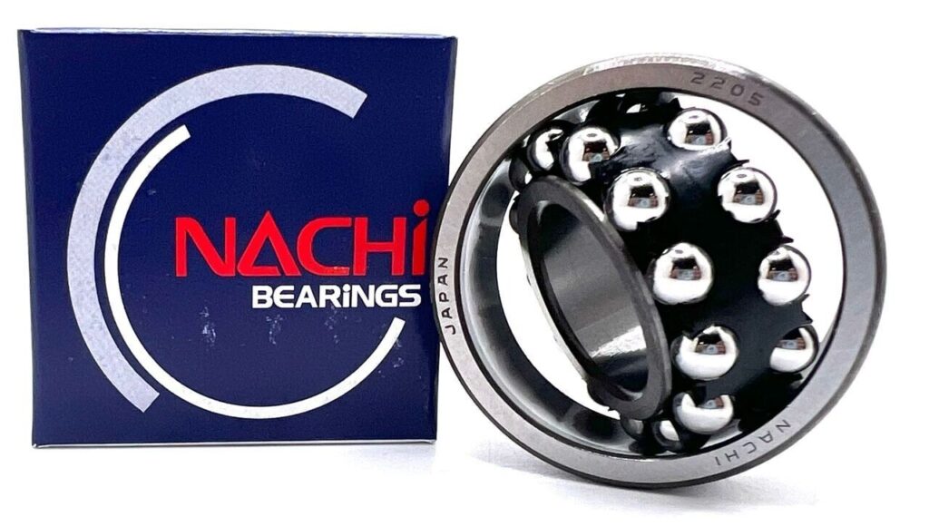 NACHI MADE IN JAPAN 2205 Self-aligning Ball Bearing 25x52x18mm ...