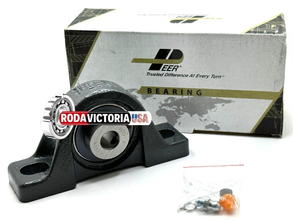 PEER UCP201-8 Pillow Block Bearing 1/2" Bore 2-Bolt Solid ...
