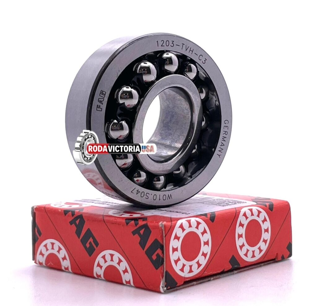 FAG 1203 TVH Self-Aligning DOUBLE ROW BALL BEARING 17x40x12mm ...