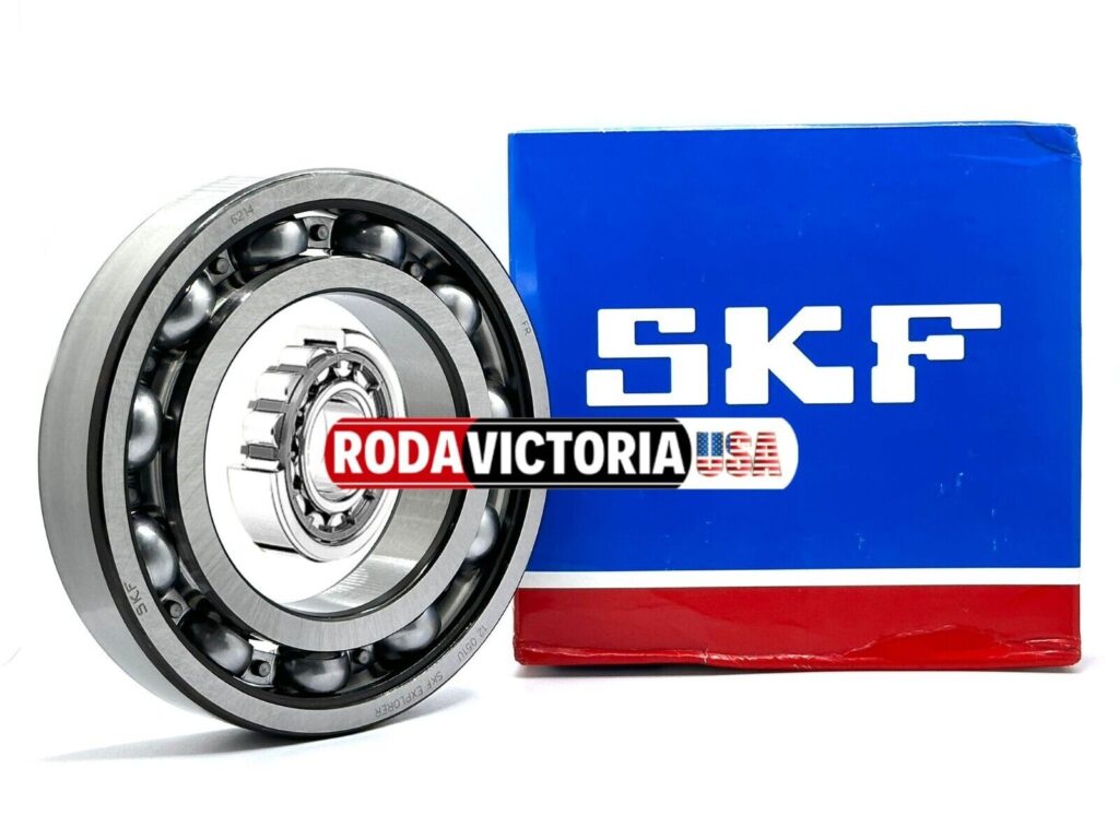 SKF 6214 Deep Groove Ball Bearing, Open, No Seals 70x125x24 mm ...