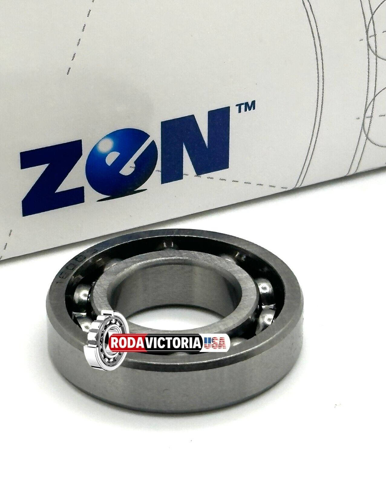 ZEN 16014 C3 DEEP GROOVE BALL BEARING, OPEN TYPE, NO SEALS 70x110x13mm ...